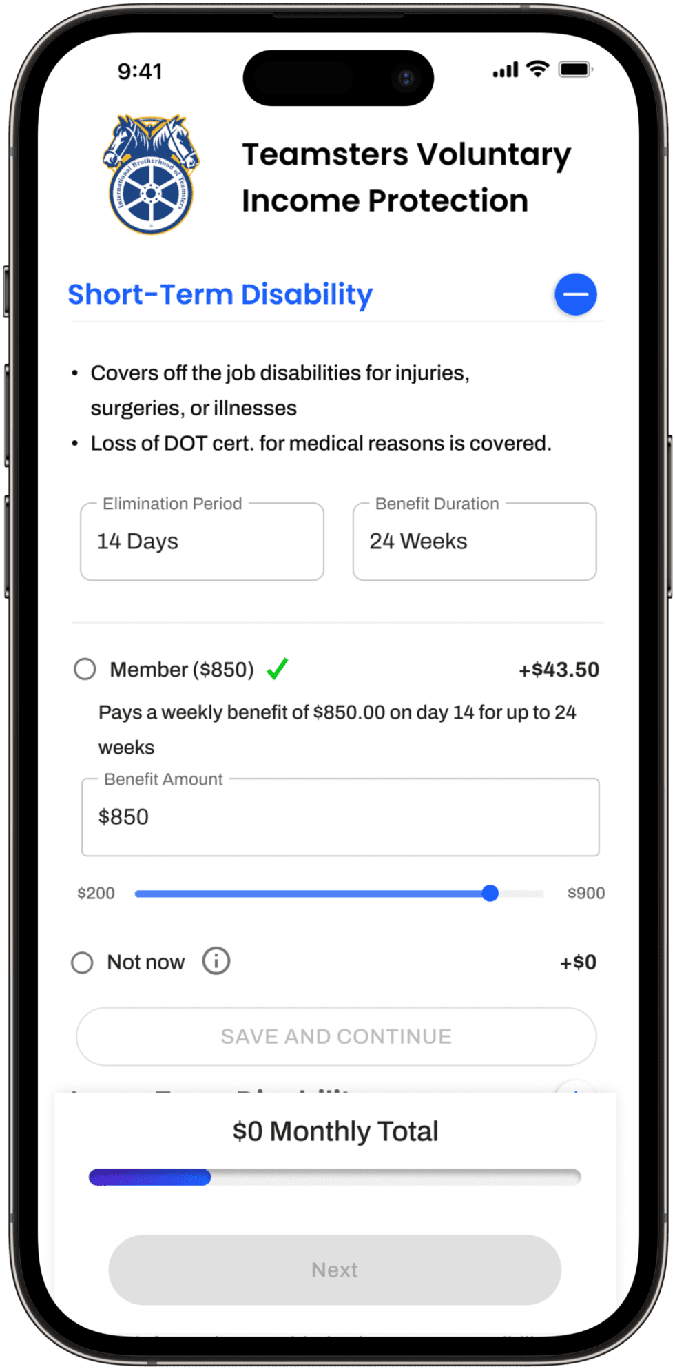 Short-Term Disability | Teamsters VIP+ Plan