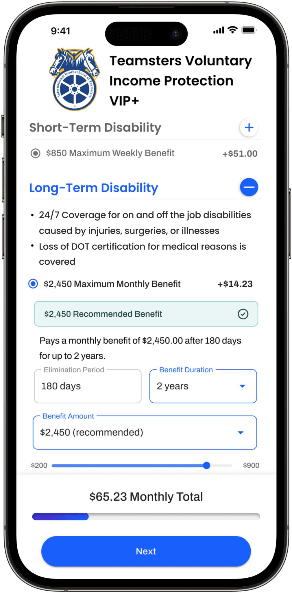 Long-Term Disability | Teamsters VIP+ Plan